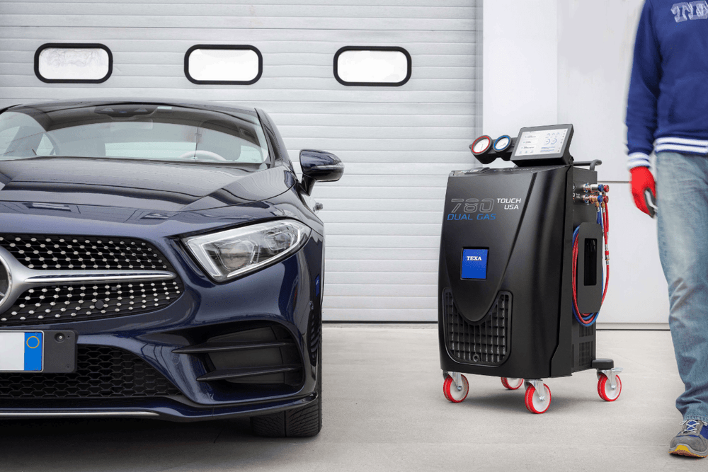 TEXA KONFORT 780 DUAL GAS TOUCH A/C MACHINE R1234YF & R134A